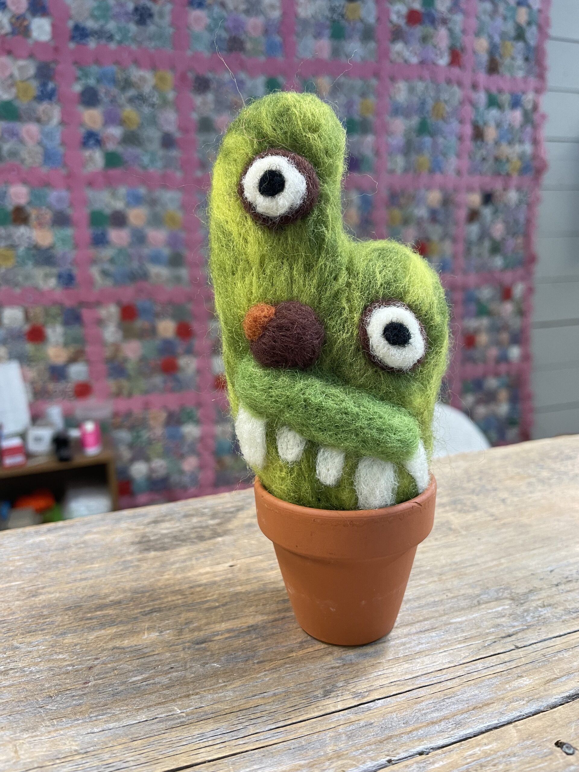 Needle Felting Zombie Plants - Craft and Found Exchange